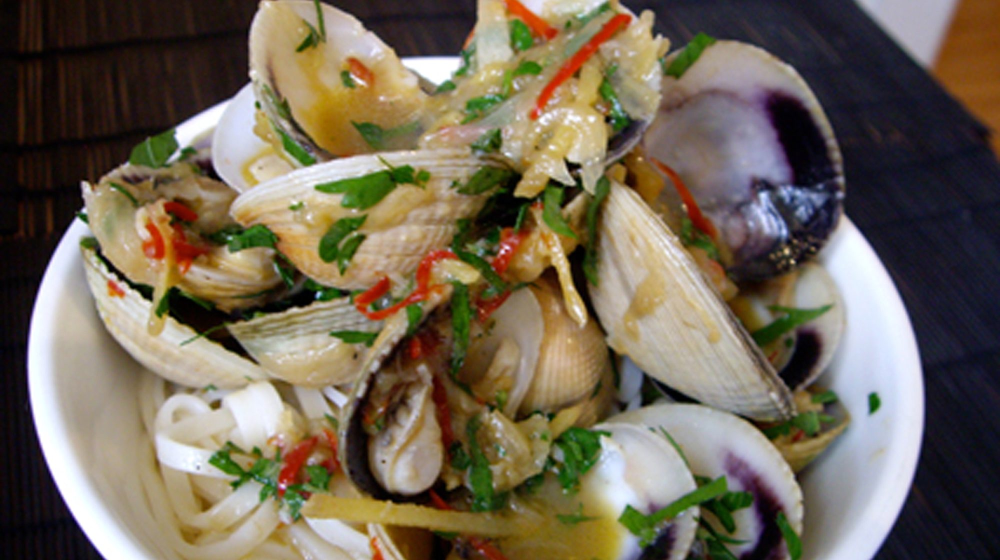 Chilli, Mirin & Dashi Clams - Spiral Foods