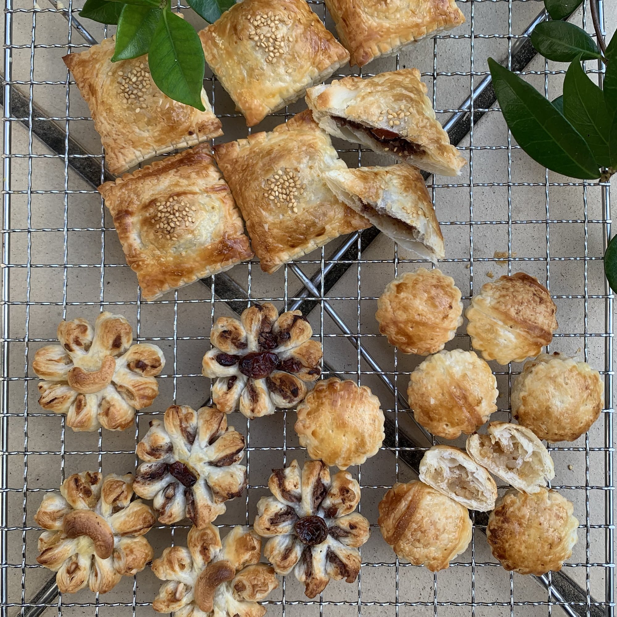 Asian Sweet Bean Pies - Spiral Foods